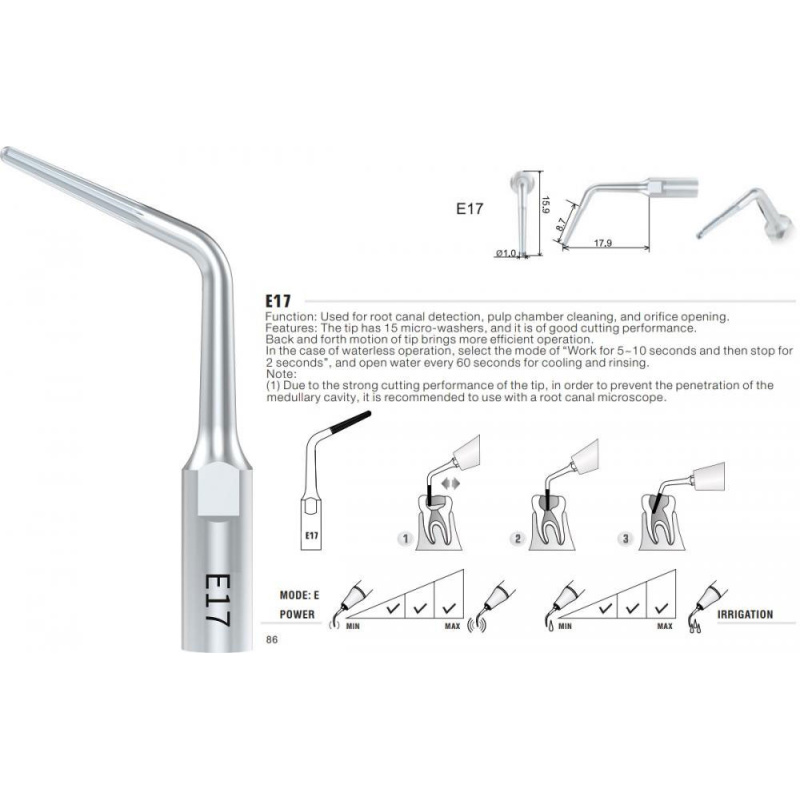 DTE WOODPECKER - Kit Retraitement Endo - Inserts ultrasons compatibles ...