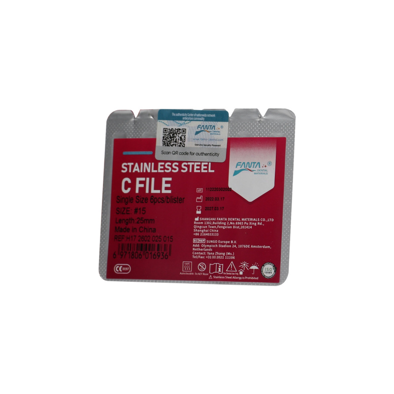 FANTA Limes Endo - Limes manuelles C Longueur 25mm Diamètre 15