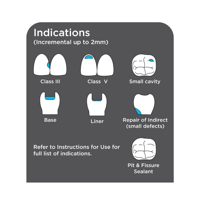 SPIDENT - EsFlow Light-cured flowable composite resin 2x4g Teinte A1